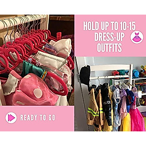 Niceful White Kids Dress Up Rack, Child Garment Rack, Girls Toddlers Clothes Rack, Dress Up Storage Kids Costume Organizer, Hanging Armoire Closet Unit Furniture for Dramatic Play