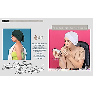 Fxhixiy Hijab Chemo Cancer Beanies Turbans Hats Cap Twisted Hair Cover Headwrap Turban Headwear for Women (Gray)