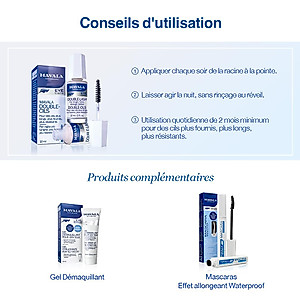 Mavala Double Lash Nutritive Eyelash Serum for the Appearance of Longer Lashes, Natural Looking, Denser Lashes + Eyebrows, 0.3 Ounce Bottle (1 Pack)