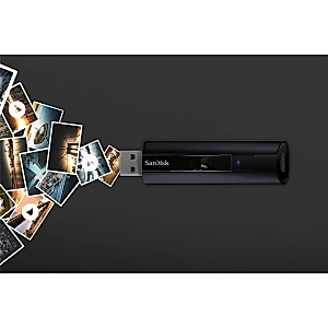 Sandisk Extreme Pro - USB Flash Drive - 128 GB - Black