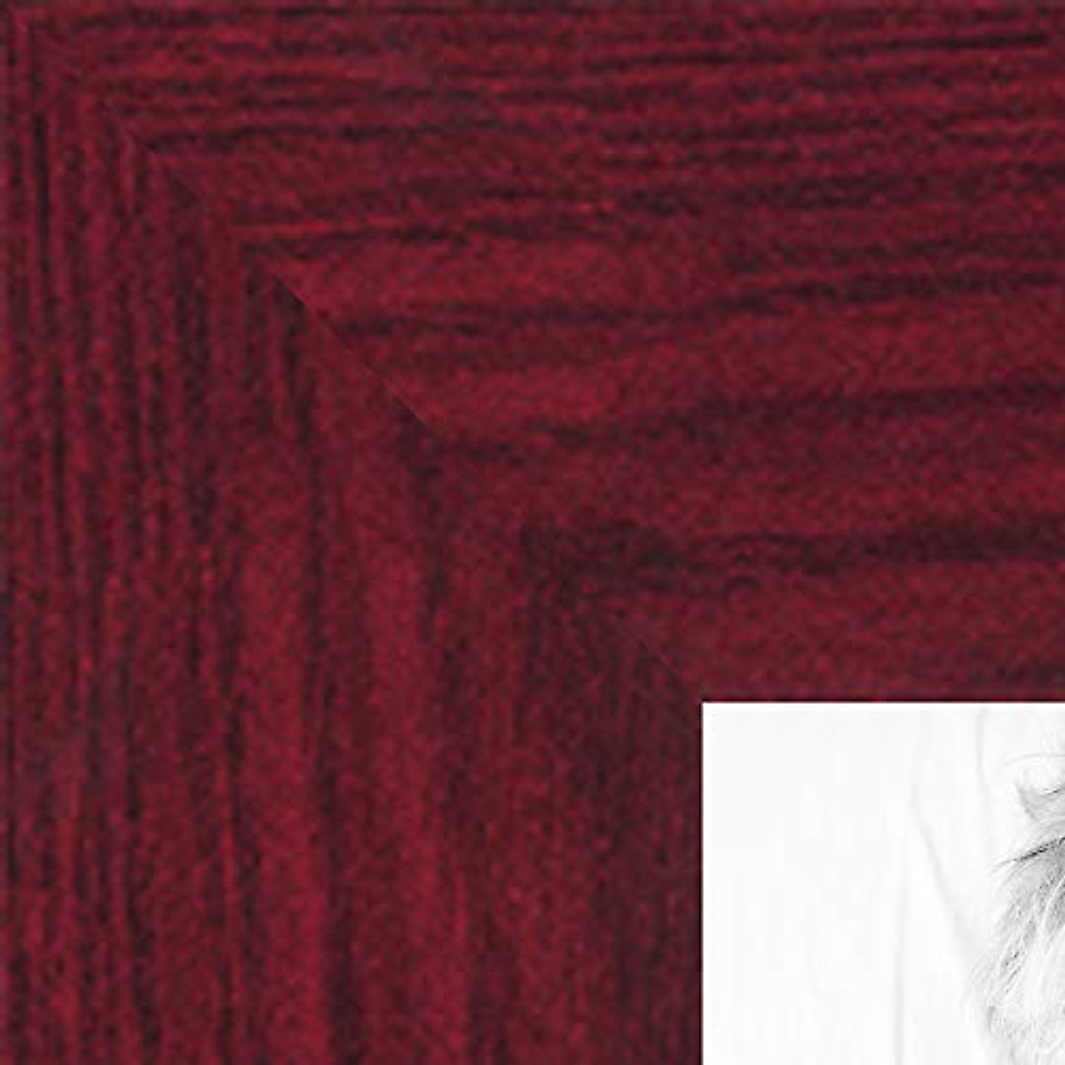 ArtToFrames 25x38 Inch Brown Picture Frame, This 2" Custom Poster Frame is Rich Mahogany Frame, for Your Art or Photos, 2WOMFRBW74039-25x38