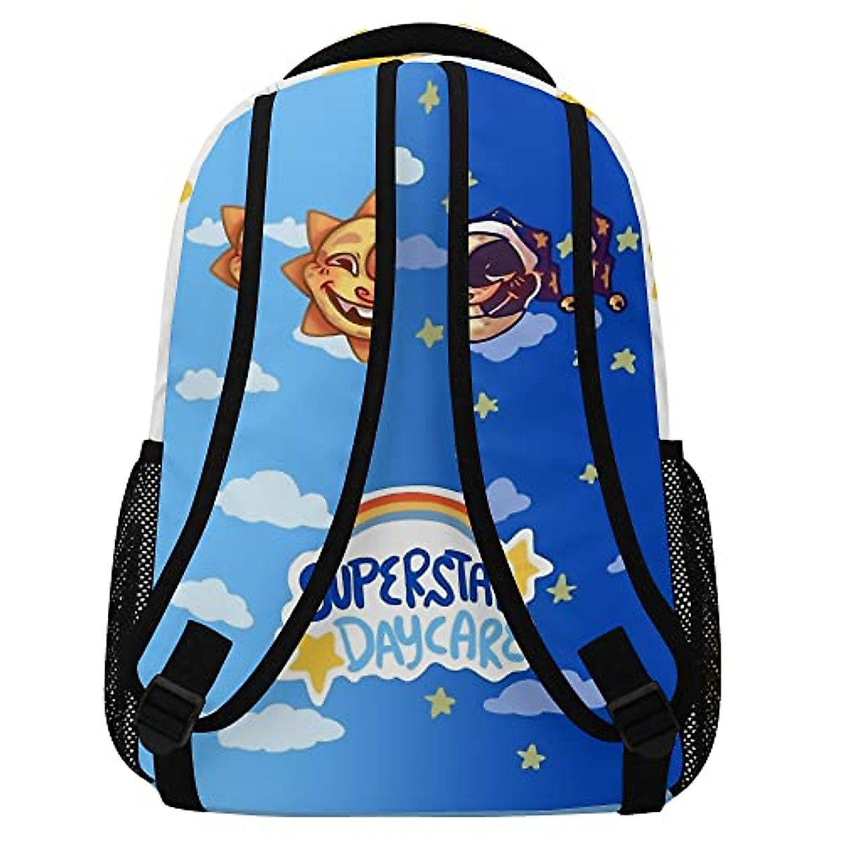 Cutievoo Sun and Moon Stars Backpack Lightweight Bookbags Daypack Laptop Bag For Women Men Travel Office