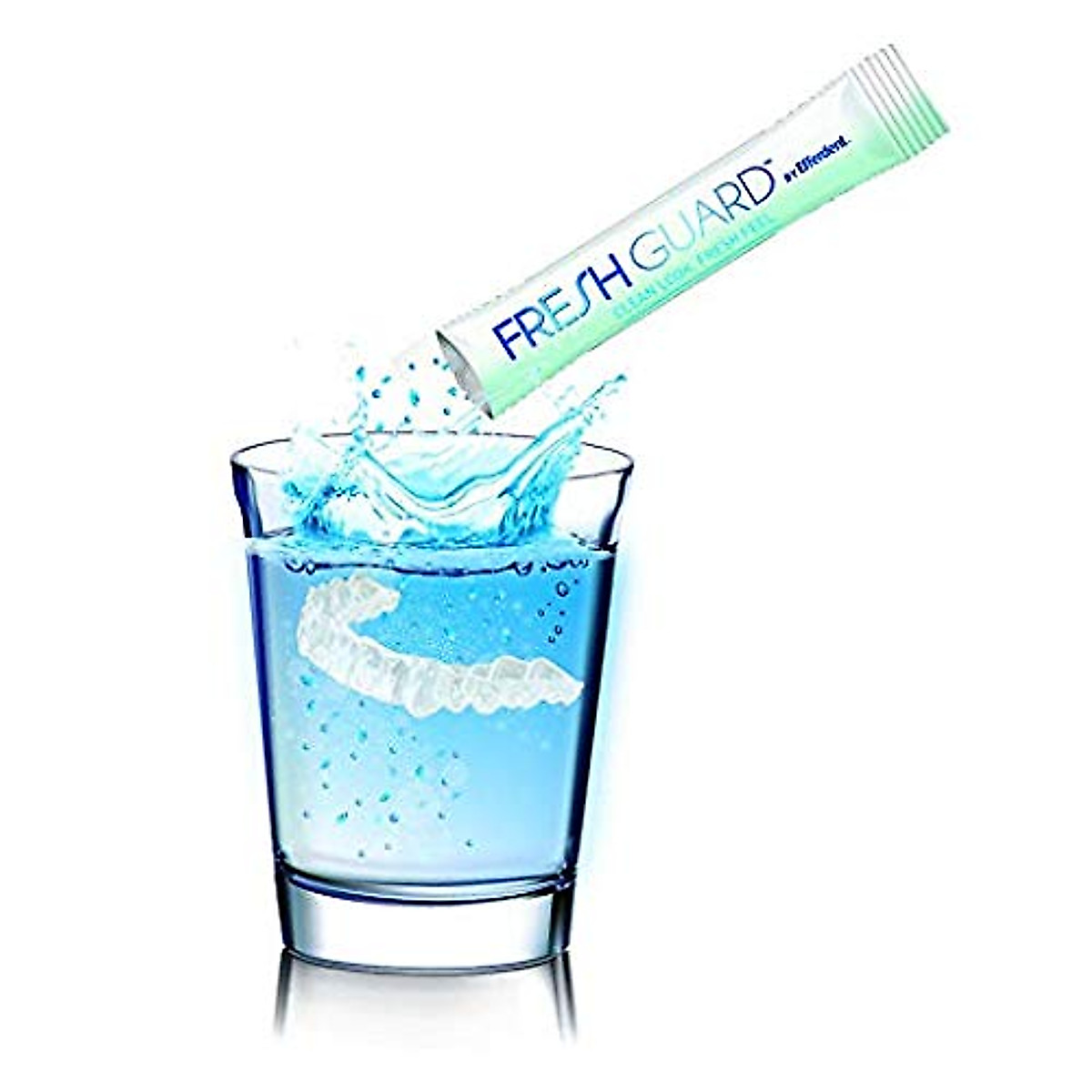 Fresh Guard Soak Specially Formulated for Retainers Mouthguards and Removable Braces, 24 Count (Pack of 12)