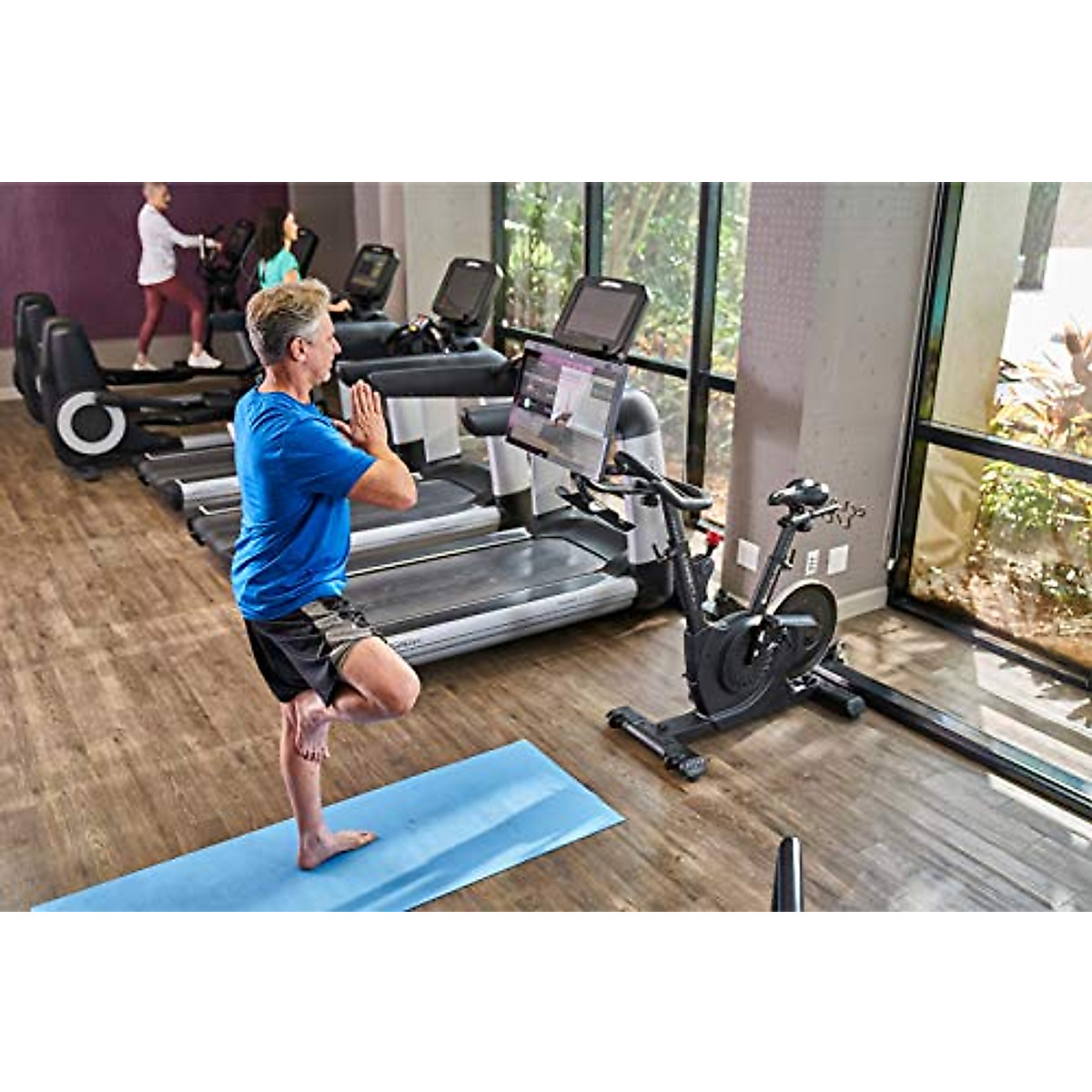 Echelon Smart Connect Fitness Bike, 30-Day Free Echelon Membership, Easy Storage, Small Spaces, Cushioned Seat, Solid Design, HIIT, Top Instructors, 32 Resistance Levels, Bluetooth, EX-7S