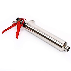 Stainless Steel Hand Caulking Gun Mortar Applicator Sprayer Grout 2 Nozzles (Grouting Gun)