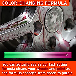 Ethos Wheel Cleaner - Car Wheel Cleaner Spray - Brake Dust, Iron Remover - Color Change Technology - Professional Strength Formula (16 Oz)