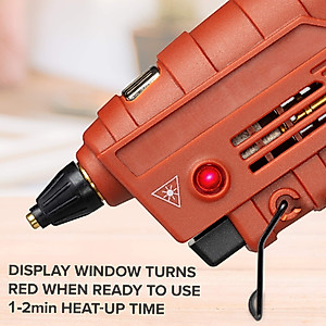 Ivation Cordless Butane Powered Glue Gun, Fast Heat-Up Gas Powered Hot GlueGun with Self-Regulating Temperature for DIY Projects, Arts & Crafts, Woodworking, Home Repairs Gift Decorations & More