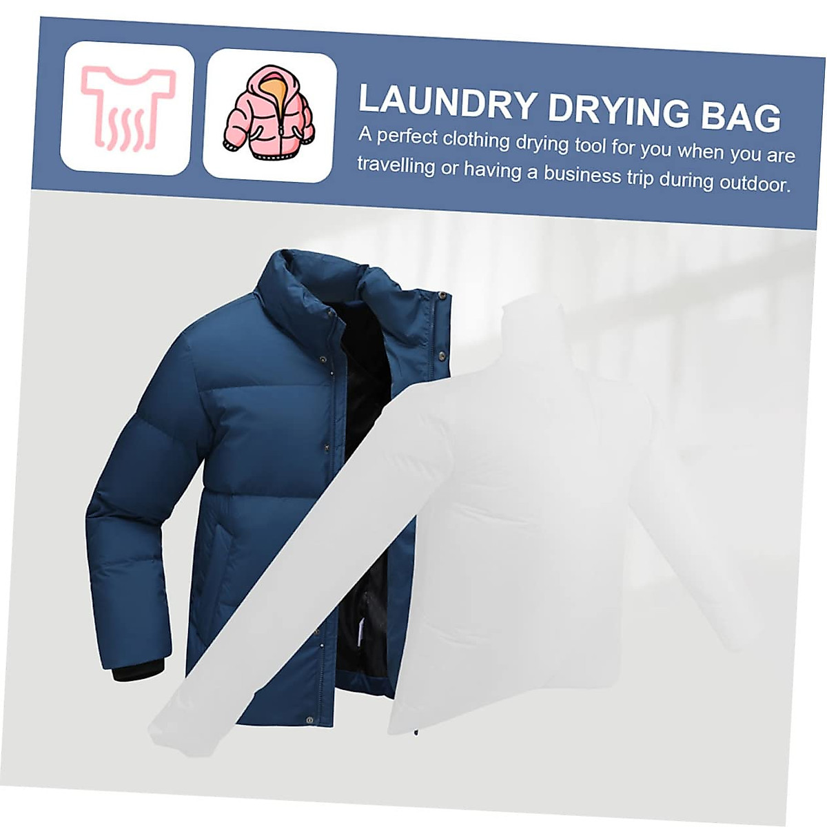 CIYODO 1 Set Dry Clothes Bag Portable Dryer for Clothes Travel Clothes Dryer Polyester Pants Inflatable Clothes Dryer Clothing Dryers Laundry Dryer T-Shirts Dry Bag Laundry Drying Bag Air