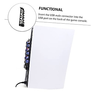 SOLUSTRE 5pcs console cooling fan for gamepad Game Machine Hub Cooling Fan gamepad cooling fan radiator fan for game console Air Cooling Hub air fan abs ray temperature control
