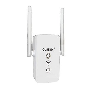 1200Mbps WiFi Range Extender OURLINK AC1200 Signal Booster Repeater, Add Coverage up to 1500 sq.ft. in Your House, Extend 2.4GHz & 5GHz Wi-Fi, Easy Setup