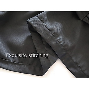 Black Waist Apron Vintage Ruffle Half Apron 1950s Retro Cute Apron for Women with Pocket