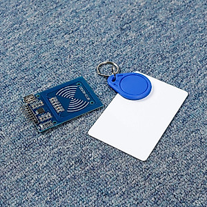 SunFounder Reader Module Kit Mifare RC522 Reader Module with S50 White Card and Key Ring Compatible with Arduino Raspberry Pi