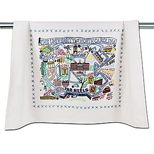 Catstudio Dish Towel, University of North Carolina Tar Heels Hand Towel - Collegiate Kitchen Towel for UNC Fans - Perfect Graduation Gift, Gift for Parents, Students and Alums