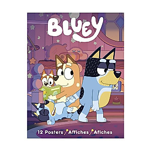 Bluey Bedding Set Twin Bed - Bundle with Bluey Room Decor with Bedspread, Flat Sheet, Fitted Sheet, Pillowcase for Twin Bed Plus Bluey Posters, Stickers, More | Bluey Bedroom Decor for Boys, Girls