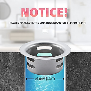 4 Packs Bathroom Sink Strainer 1.8" Top / 1.3" Hair Catcher, Utility Drain Screen Replacement Basket, WINDALY Sink Drains Small, Stainless Steel, for Standard Bathroom Sink (Bathroom Sink Strainer)