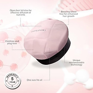 Tayloani Infinigrowth Thermocap Hair Steamer Cap - Hair Steamer for Deep Conditioning, Microwavable Heat Cap - Heating Cap Steamer for Hair Deep Conditioning Treatment - Ideal for At-Home Hair Spa