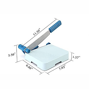 KITCHENDAO Multipurpose Cheese Slicer Cutter with Board for Arthritic and Weak Hands, Adjustable Thickness Dial for Block Cheese, Effortless Slicing, Guillotine Sausage Ham Biltong Jerky Slicer