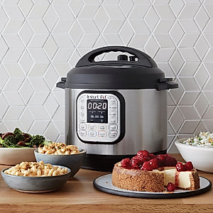 Instant Pot Duo 7-in-1 Electric Pressure Cooker, Slow Cooker, Rice Cooker, Steamer, Sauté, Yogurt Maker, Warmer & Sterilizer, Includes App With Over 800 Recipes, Stainless Steel, 8 Quart