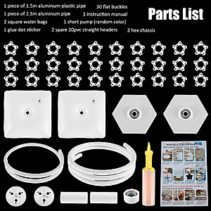 Balloon Arch Kit with Adjustable Balloon Arch Stand with 30 Balloon Clips Large Size Balloon Arch Backdrop 8.2ft+4.9ft For Wedding Baby Shower Birthday Graduation Party Decorations