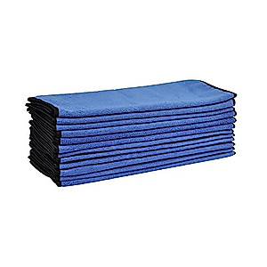 Detailer's Preference Cleaning and Drying Premium 390GSM Microfiber Towels, 16 by 24 Inches, 12 Pack