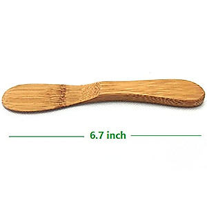 Bamboo Cheese Cutting Board with Butter Knife, Mini Fruit Chopping Board