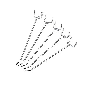 Neiko 53102A 6” Pegboard Hook Organizer Kit, 50 Pack, Hanging Hooks Set for Garage Organization, Great for Wall Hanging and Shelving, Tool Storage, Craft Organizing