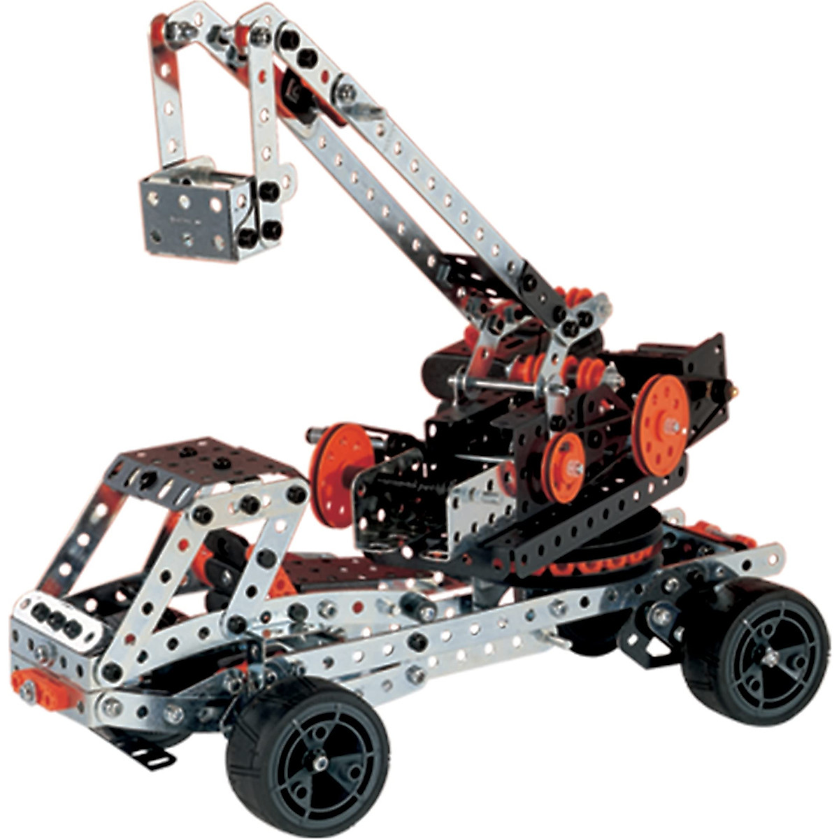 Meccano, Super Construction 25-in-1 Motorized Building Set, STEAM Education Toy, 638 Parts, for Ages 10+