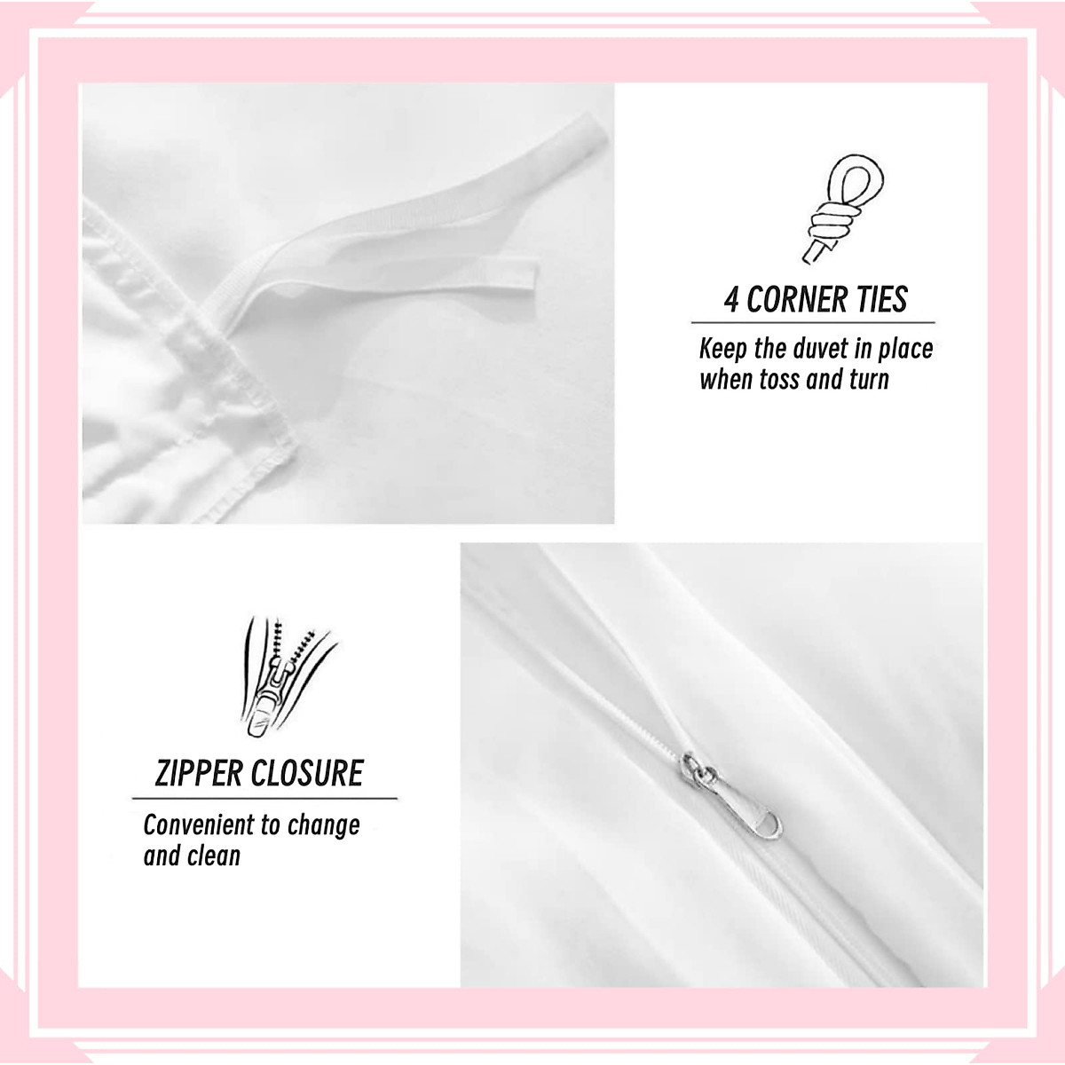 HRBK Green Collie Duvet Cover Twin - Animal Pattern Bedding Set Super Soft Comforter Cover + 2 Pillowcases 20"x26", 110gsm Microfiber Comfortable Duvet Covers 3 Piece with Zipper