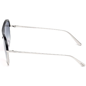 Tom Ford SABINE Smoke Gradient Pilot Ladies Sunglasses FT0606-18B