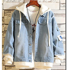 Stray Kids Merchandise,Kpop Stray Kids Hoodie Felix Hyujin I.N Jisung Woojin Denim Jacket