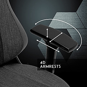 noblechairs HERO ST TX Gaming Chair and Office Chair with Lumbar Support, Anthracite