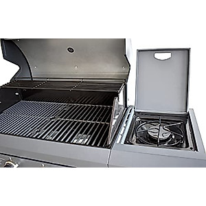 Rustler2 Four(4) Burner Gas Grill Center & Kitchen Island by Brand-Man Grills