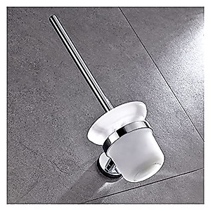 Toilet Bowl Brush Holder for Bathroom Wall Mounted Stainless Steel Rust Resistance Cleaning Tools Bathroom Accessories
