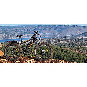 aostirmotor 750W Electric Bike for Adults 26"×4" Fat Tire 48V 13AH Lithium Battery Electric Bicycles, 28MPH E Bike for Adults, Shimano 7 Speed Mountain Bike (Black)