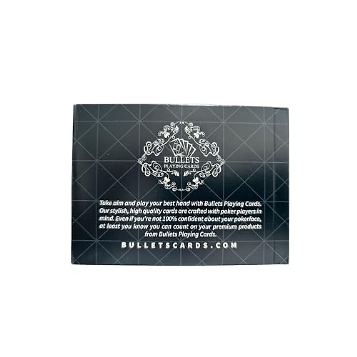 Bullets Playing Cards, Two Decks of Paulie-Design Poker Cards, Waterproof Plastic, Jumbo Index & Four Pips, Including Cut-Card, Professional Playing Cards for Texas Holdem Poker