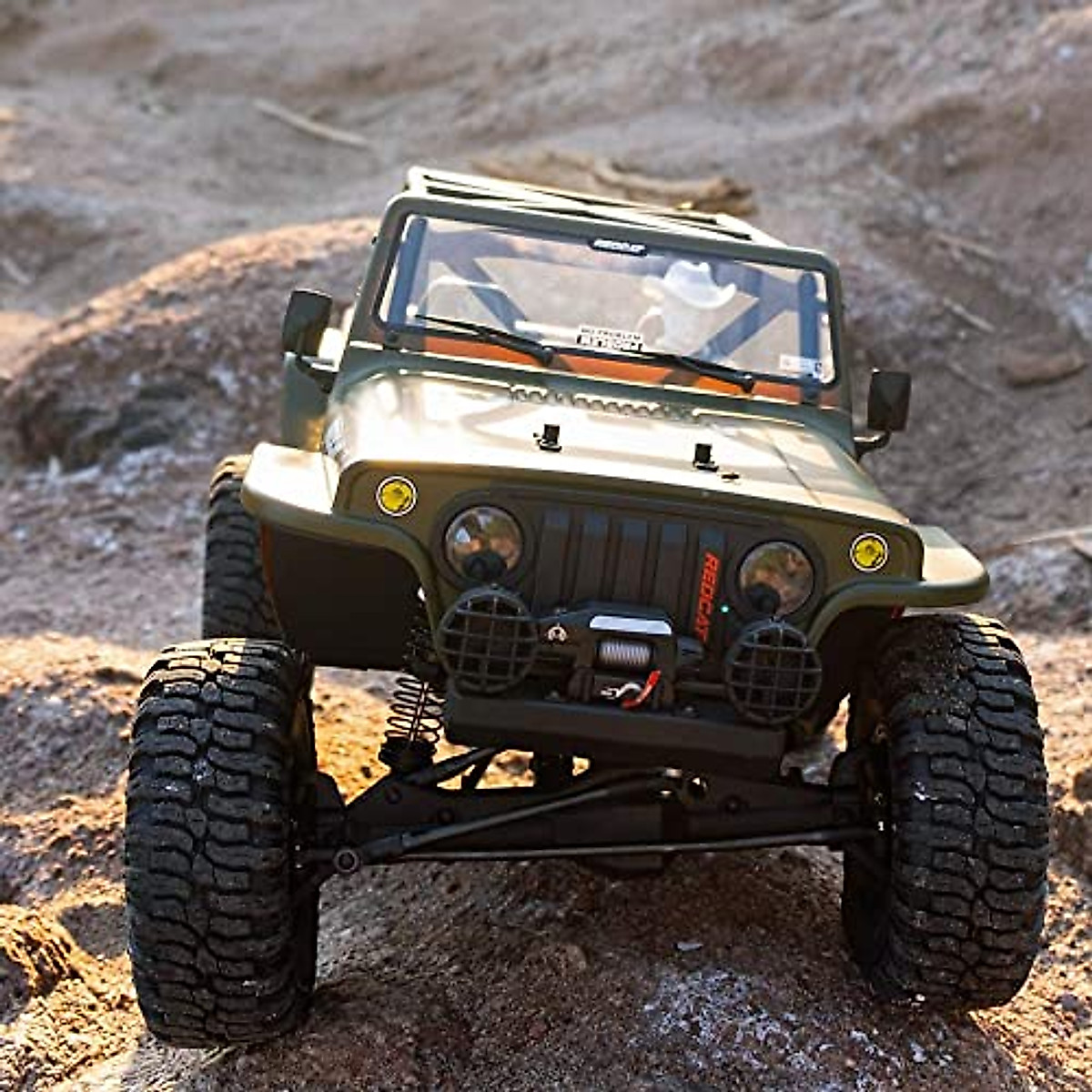 Redcat Racing TC8 Marksman RC Crawler – 1/8 Scale Brushed Electric Trail Crawler Off Road Rock Crawler RC Truck – 2.4Ghz Radio Controlled Waterproof Off Road Car – Great for All Terrain – Green