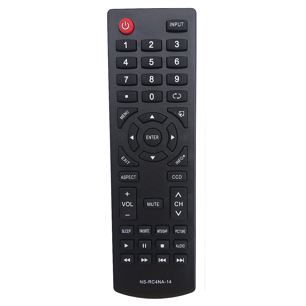 Gorilla babo Universal Remote Compatible for Insignia NS-RC4NA-14 NSRC4NA14 NS-32D20SNA14 NS32D201NA14 NS-39D400NA14 TV Remote Control