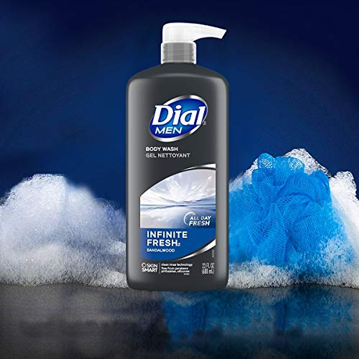 Dial Men Body Wash, Infinite Fresh, 69 fl oz (3-23 fl oz Bottles)