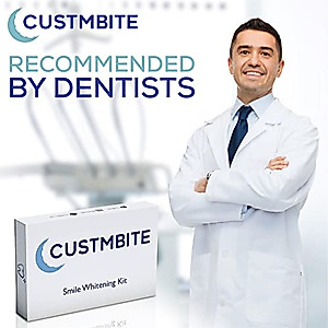 CustMbite Premium Teeth Whitening Gel Applicator, 22% Carbamide Peroxide, (3) 3ml Applicators