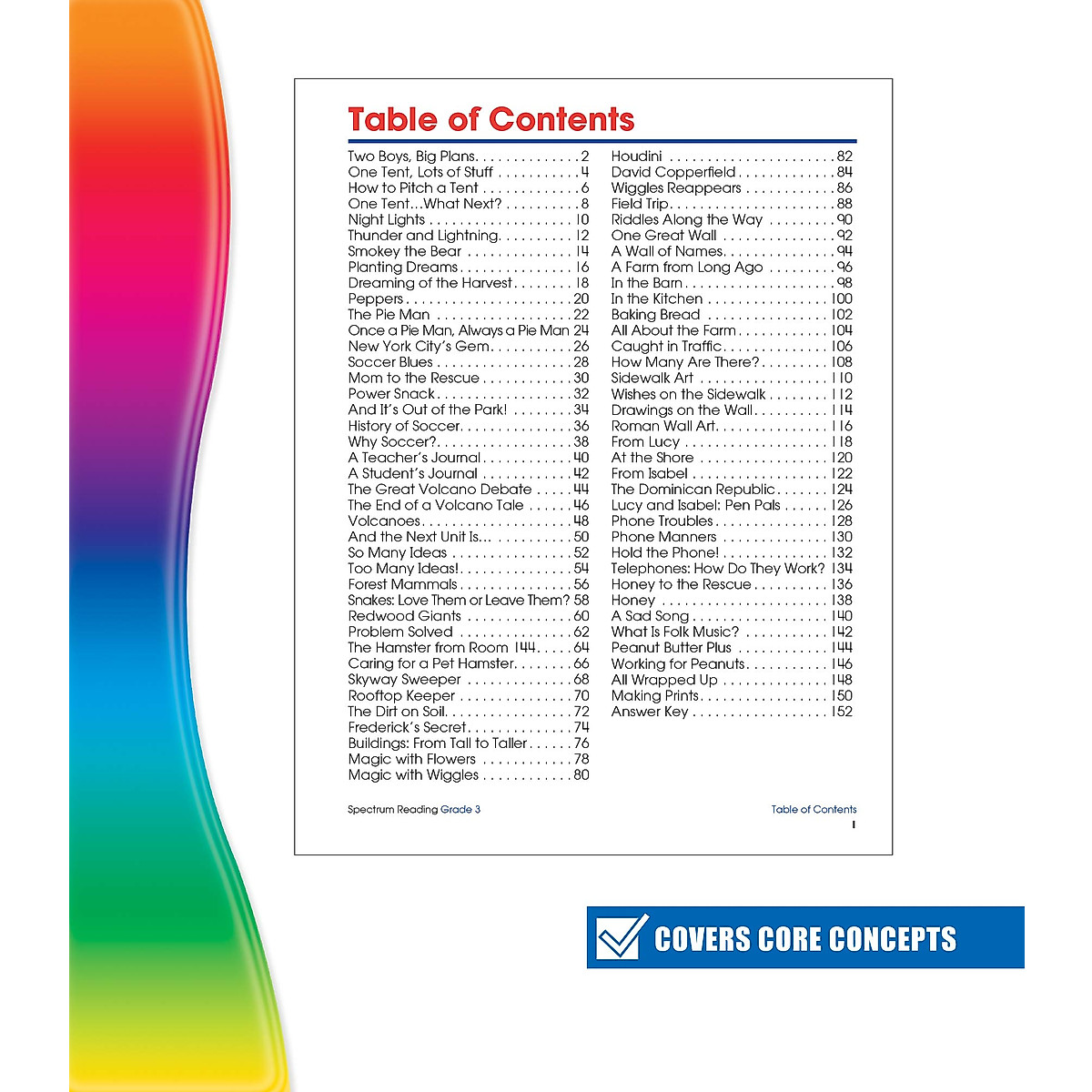 Spectrum Reading Comprehension Grade 3 Workbook, Ages 8 to 9, Third Grade Reading Comprehension Workbook, Fiction and Nonfiction Passages, Identifying Story Structure and Main Ideas - 160 Pages