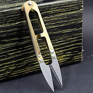 Cotchear Thread Scissors, 4.1 inch High-Carbon Steel Blades for Snip Thread, Yarn, Embroidery Handheld Snippers