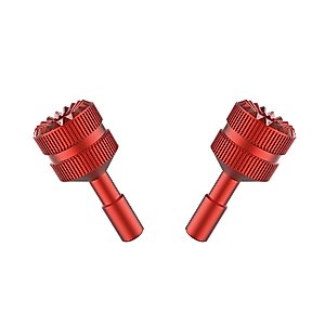 Anbee Mini 3 Pro Drone CNC Aluminum Controller Stick Replacement Joystick Thumb Rocker Compatible with DJI Mini 3 Pro Drone and DJI RC Smart Controller (Red)