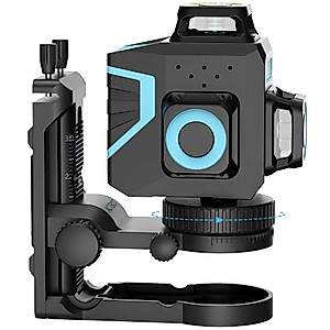 Laser Level Wall Mount Fine-tuning Bracket - ACTBOT Laser Level Line Tool Adapter 360° Magnetic Pivoting Base Tile Floor Multi-Line Point Laser L-Bracket Holder Universal 1/4" Tripod Mountable Stand