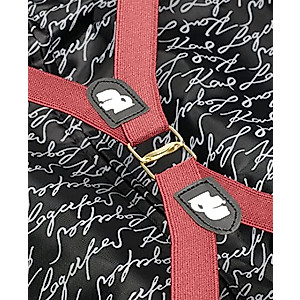 Karl Lagerfeld Paris Women's Suitcase Spinner Wheels Hardside, Burgundy, One Size