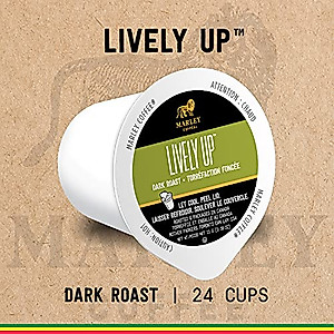 Marley Coffee Variety Pack, Fairtrade Certified Coffee, Keurig K-Cup Brewer Compatible Pods, 12 Count (Pack of 6)
