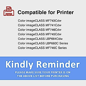055 055H Black Toner Cartridge 2 Pack Compatible Replacement for Canon 055 055H for Canon Color ImageCLASS MF743Cdw MF741Cdw MF743 MF741 MF746Cdw MF740C MF745Cdw LBP664Cdw Printer Ink