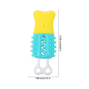 balacoo 1pc Chew Toys Dog Dental Toys Dog Leaking Food Toy Doggy Brushing Stick Squeaky Teeth Cleaning Toy Small Dog Toy Dog Food Feeder Pet Toys for Dogs Small Food Toys Pet Dog