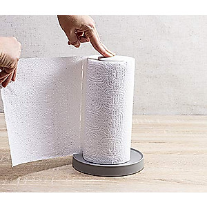 Joseph Joseph Keukenrolhouder Duo Kitchen Roll Holder, Plastic, Dark Grey