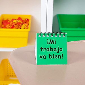 Really Good Stuff Spanish I Need Help! Mini Flip Chart Set (¡Necesito ayuda! Mini Rotafolios)