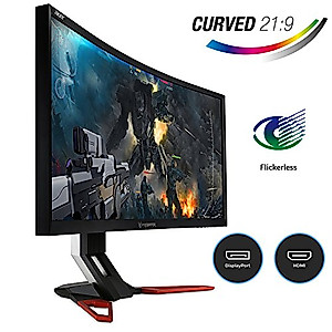 Acer Predator Z35 35-inch Curved Full HD (2560 x 1080) NVIDIA G-Sync Display, 144Hz, 2x9w speakers, HDMI & DP